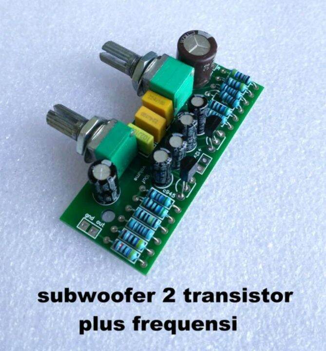 Kit Subwoofer 2 Transistor Module Subwoofer 2 Transistor Plus Frekuensi ...