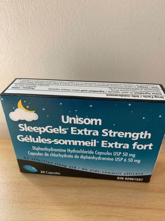 Unisom Sleep Gels Extra Strength 50 mg expiry 01/2026 | Lazada PH