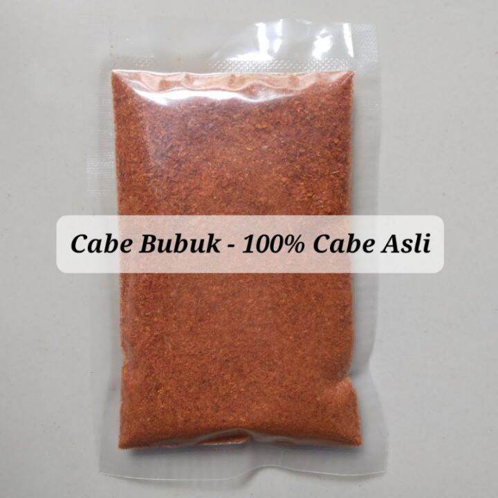 Cabe Bubuk (100% Cabe Asli) - Kemasan 30gr | Lazada Indonesia