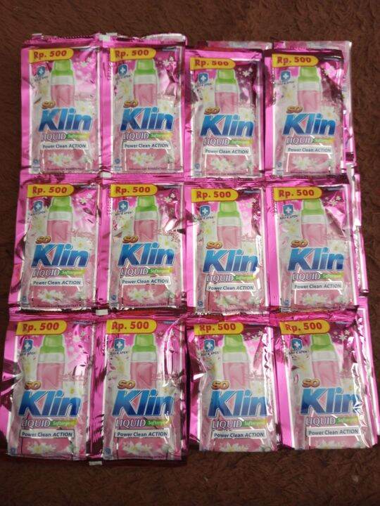 So Klin Liquid Softergent 2 Renceng 24pcspink Lazada Indonesia