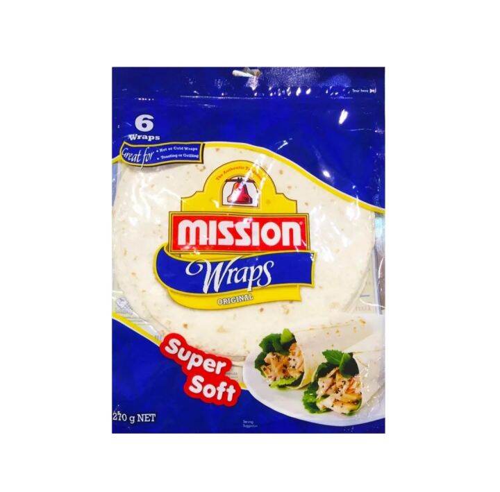 Mission Wraps Original 6CT 270grams | Lazada PH