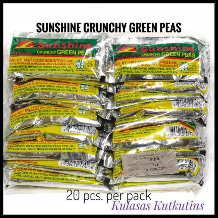 Sunshine Crunchy Green Peas Batang 90s snacks | Lazada PH