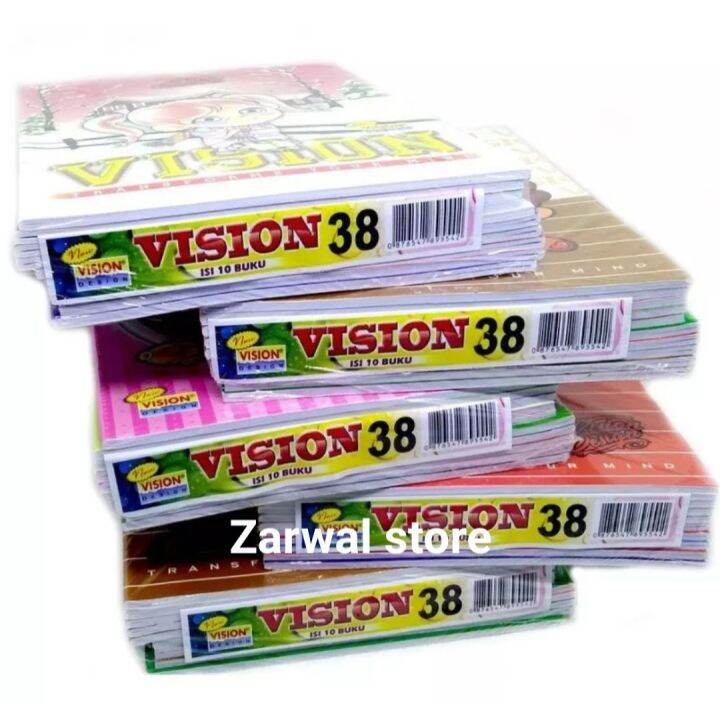 Buku vision 1 pak 10 buku(38 lembar) | Lazada Indonesia