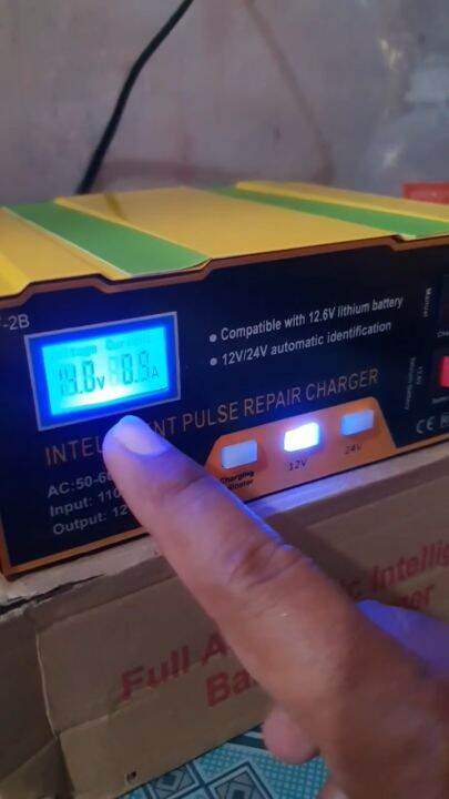 Charger Baterai Aki Mobil Truck 12-24v 6-105 AH Digital Cas Accu MF-2B | Lazada Indonesia