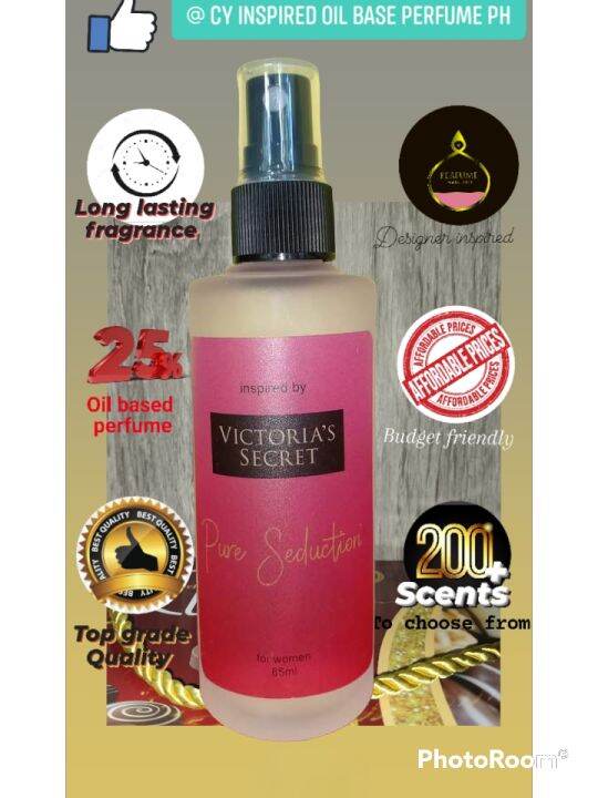 Pure seduction Vs women oil base 85ml inspired perfume | Lazada PH