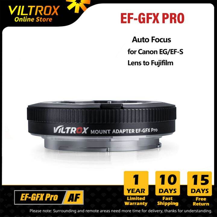 Viltrox-Full Frame Auto Focus Lens Adapter, EF-GFX Pro for Canon EF EF ...