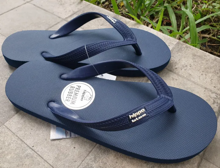 รองเท้าแตะ hippobloo สีกรมท่า เบอร์38*(38-39) | Lazada.co.th