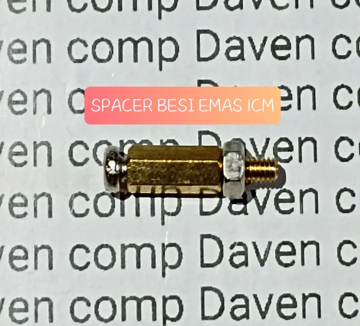 SPACER BESI EMAS 1CM SPASER PCB SPECER SPESER KUNINGAN 1 CM SPICER KUNINGAN | Lazada Indonesia