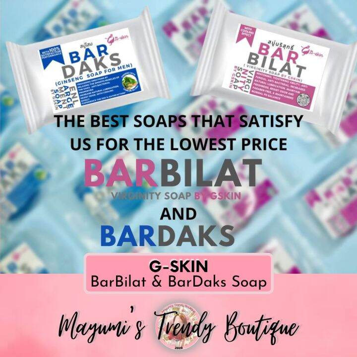 G-Skin BarBilat and BarDaks Soap | Lazada PH
