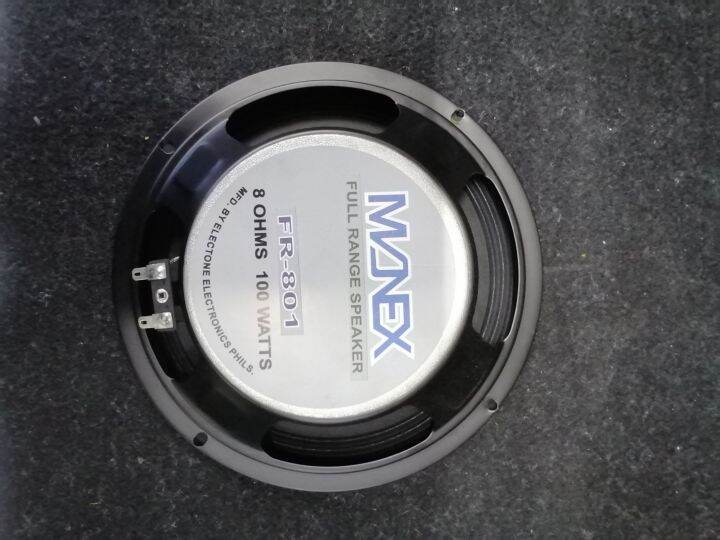 MANEX 8 INCHES FULL RANGE SPEAKER 8 OHMS 100 WATTS | Lazada PH