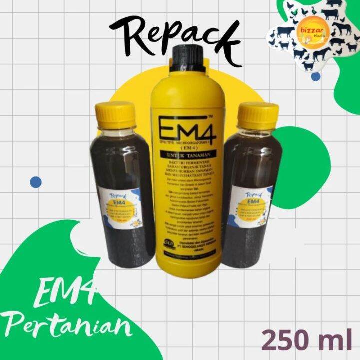 EM4 PERTANIAN KUNING REFILL 500ML PUPUK TANAMAN ORGANIK CAIR ORI 100% ...