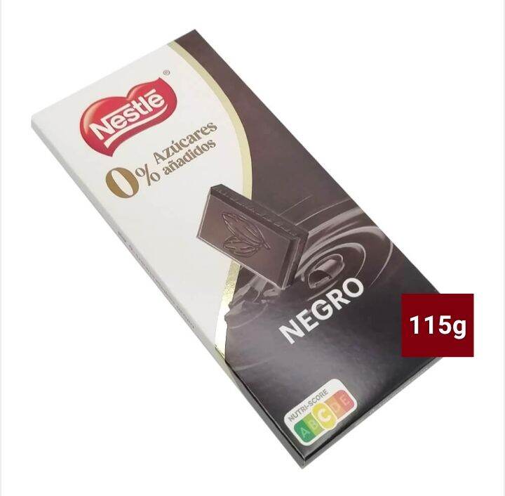 Nestle No Sugar Added Negro Dark Chocolate 115g | Lazada PH