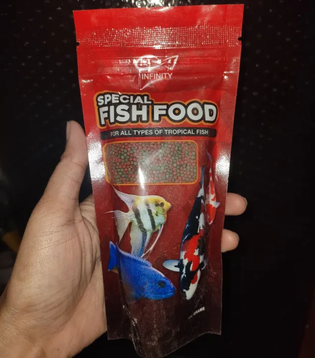 SPECIAL FISH FOOD FOR ALL KINDS OF TROPICAL FISH 100 GRAMS | Lazada PH