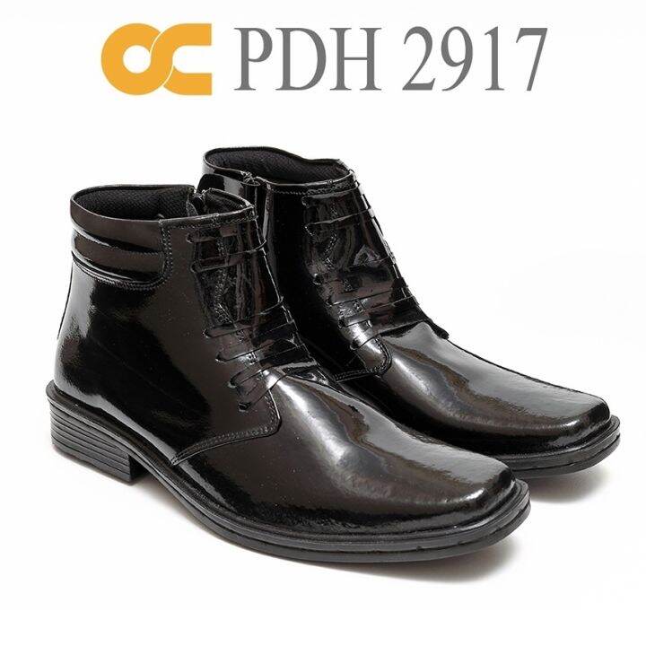 SEPATU TNI PDH PRIA SECURITY KULIT ODON CIBADUYUT-OC PDH 2917 | Lazada ...