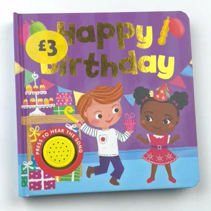 บอร์ดบุ๊ค ปุ่มกดมีเสียง Happy Birthday (sound book) | Lazada.co.th