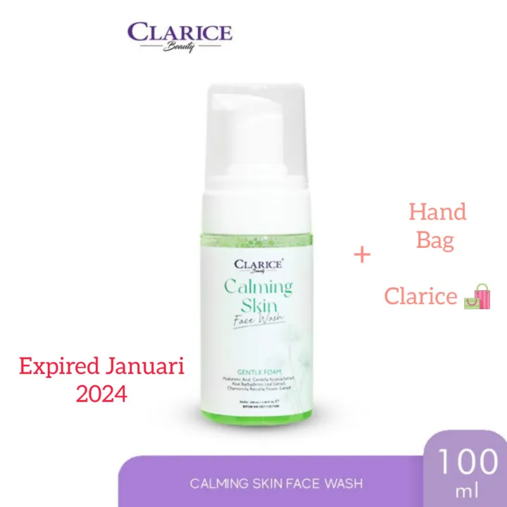 Calming Facial Wash Foam Busa + bag by Clarice | Lazada Indonesia