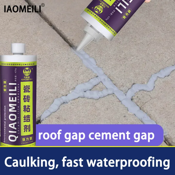 send spike QIAOMEILI tile adhesive glue 420g Penetration Repair Type ...