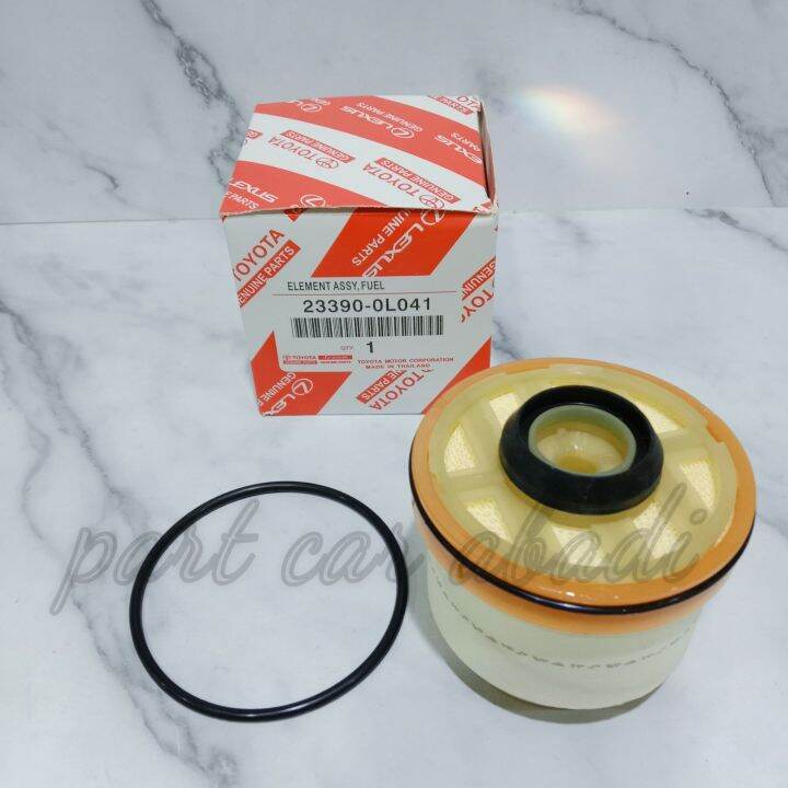 Saringan Minyak Innova Fortuner /Fuel Filter Solar Asli Toyota Hilux ...
