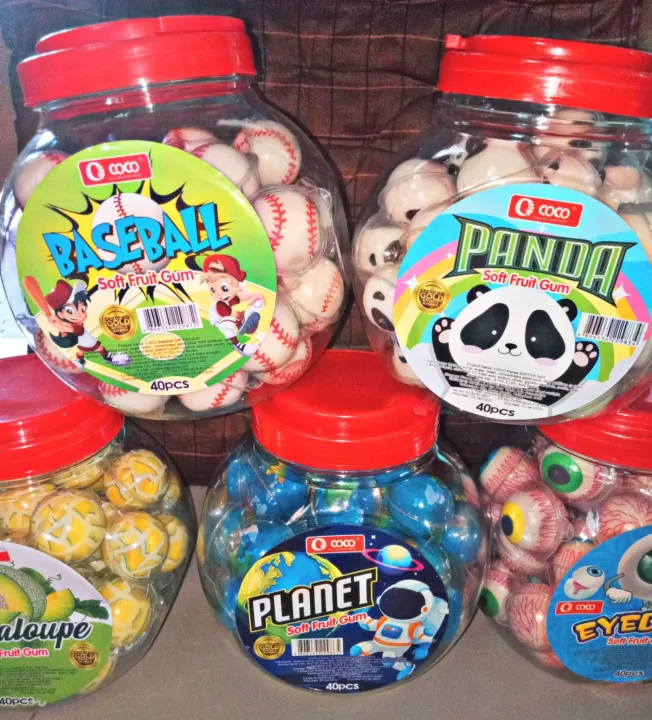 40 PIECES FRUIT JAM GUMMY - TIKTOK ASMR GUMMY - GUMMY WITH FRUIT JAM 40 ...