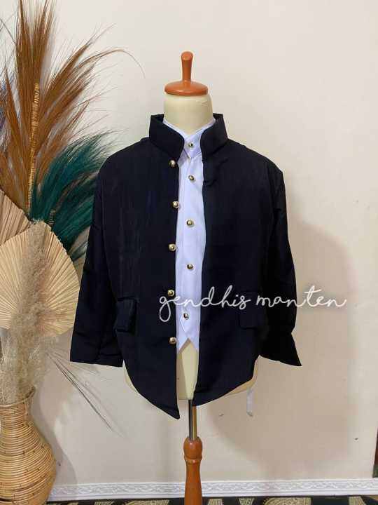 Beskap Hewes, Polos / Beskap Jawa - Hitam | Lazada Indonesia