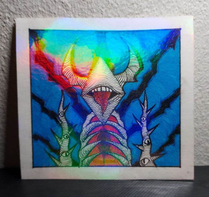 STICKERS Hand Made Hand Drawn Pillar Demon | Lazada PH