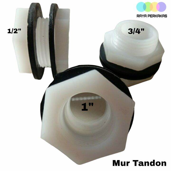 Mur Ring Tandon Toren PVC 1/2 , 3/4 , 1 Inchi Nepel Tandon Verloop Mor ...