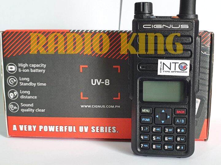 CIGNUS UV8 High Power Dual Band Radio with Lifetime Warranty | Lazada PH