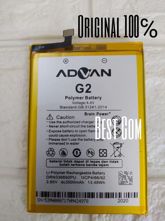 Baterai Advan G2 Original | Lazada Indonesia