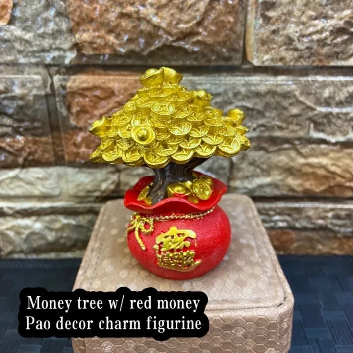 Money tree & money pao lucky charm figurine | Lazada PH