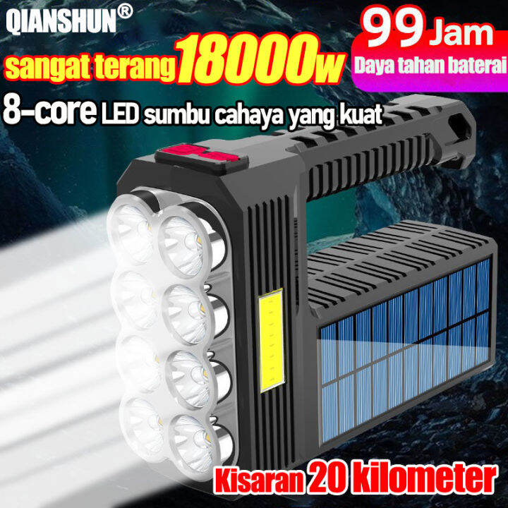 Original imported QIANSHUN Senter Senter portable Cahaya super ...