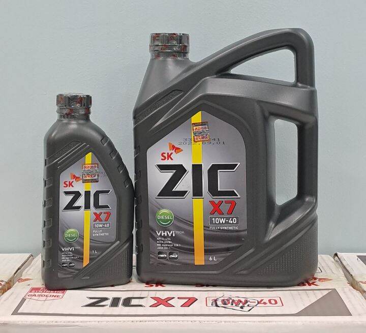 ZIC X7 10w40 Diesel Fully Synthetic 7-liters | Lazada PH