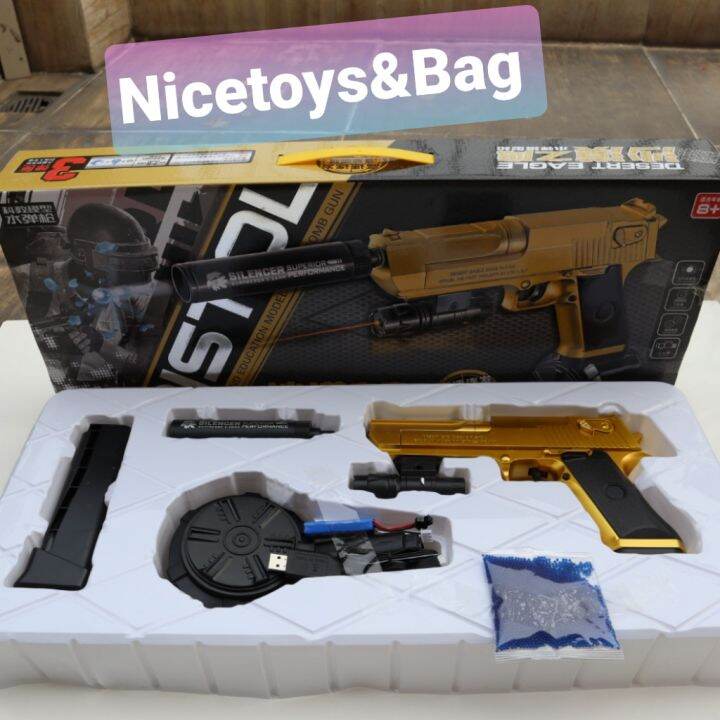 Mainan Anak Pistolan Glock auto peluru gel | Lazada Indonesia