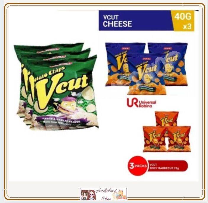 [FOOD ] V cut | 25g | Assorted Flavor | Cheese, Onion, Spicy | | Lazada PH
