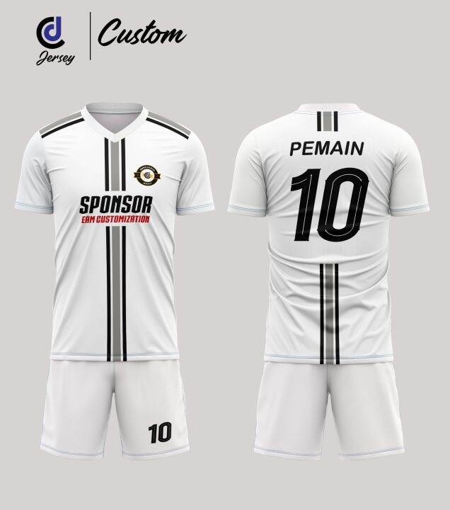 Jersey Futsal Keren Full Printing Free Design Nama | Lazada Indonesia