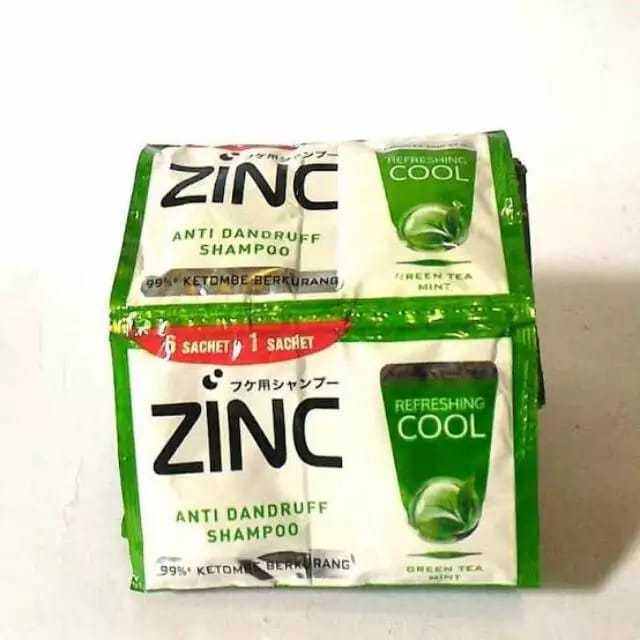 ZINC SHAMPOO SACHET ISI 12PCS HIJAU / HITAM /PINK | Lazada Indonesia