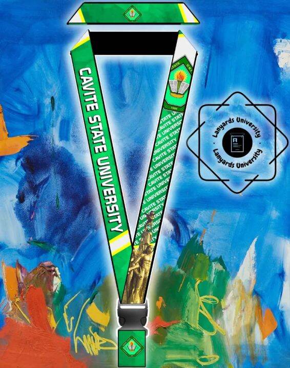 CAVITE STATE UNIVERSITY id lace lanyard sling lanyards | Lazada PH