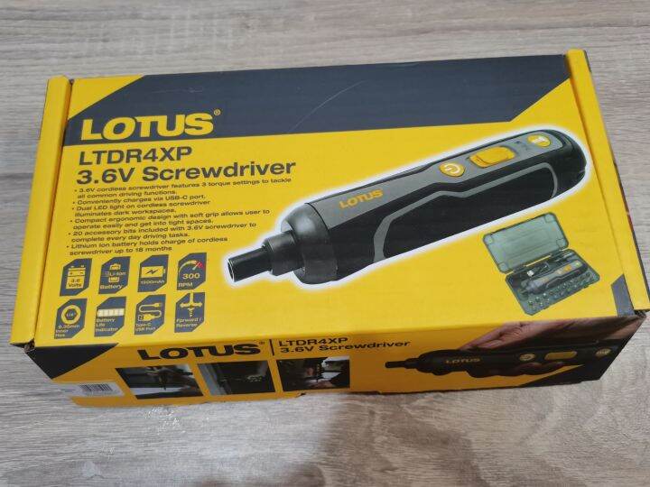 Lotus 3.6v Screwdriver LTDR4XP | Lazada PH