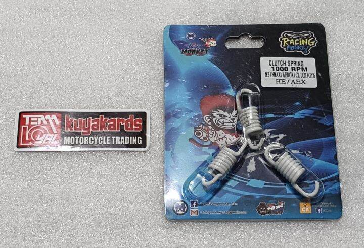 RACING MONKEY CLUTCH SPRING NMAX V1 V2/AEROX V1 V2/M3/CLICK | Lazada PH