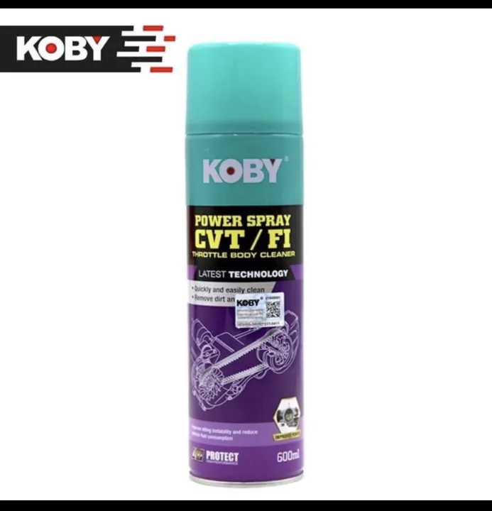 KOBY POWER SPRAY CVT/FI THROTTLE BODY CLEANER 600ml NEW SIZE | Lazada PH