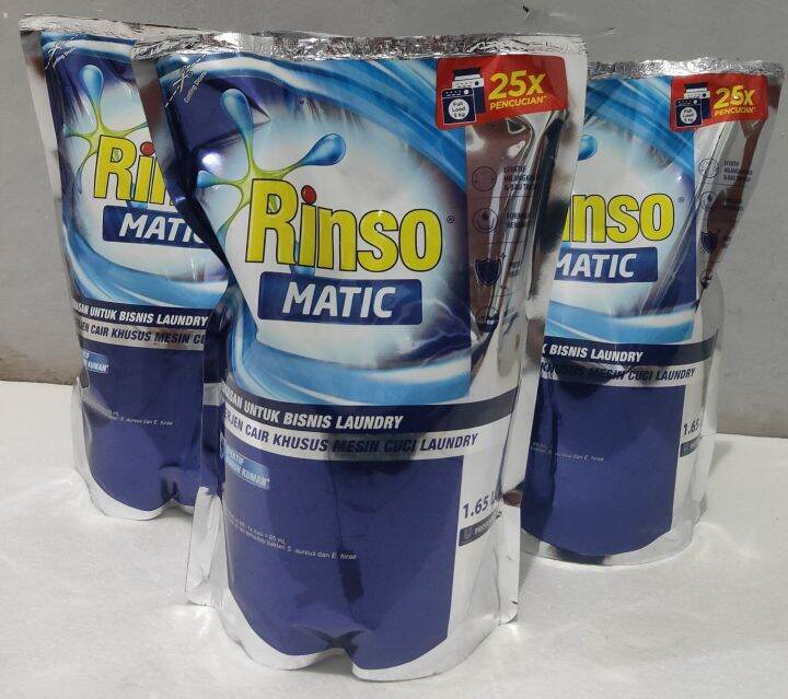 Rinso Matic Detergen Cair 1,65 liter | Lazada Indonesia