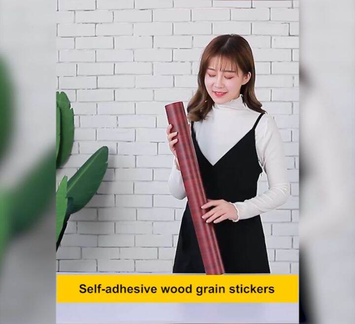 10M Wood grain aesthetic design wallpaper home decor wall treatment ...