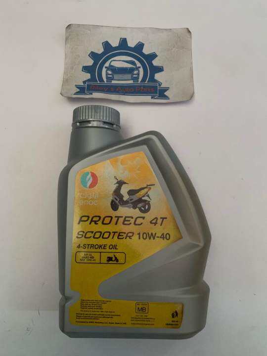 ENOC PROTEC 4-STROKE SCOOTER ENGINE OIL 10W-40 API SL JASO MB 800ml ...