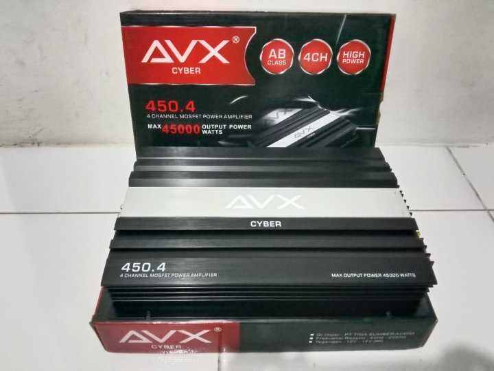Power Amplifier AVX Cyber 450.4 4channel 45000w | Lazada Indonesia
