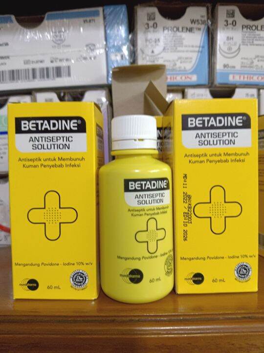 BETADINE antiseptic solution 60ml | Lazada Indonesia