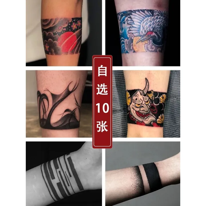 Tatto garis pergelangan lengan tangan dan kaki MODEL A | Lazada Indonesia