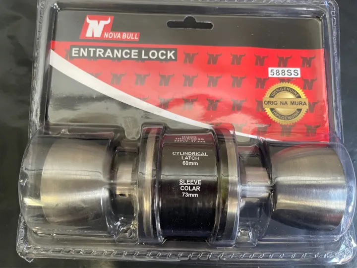 NOVA Bull door lock knob 588ss door pad | Lazada PH