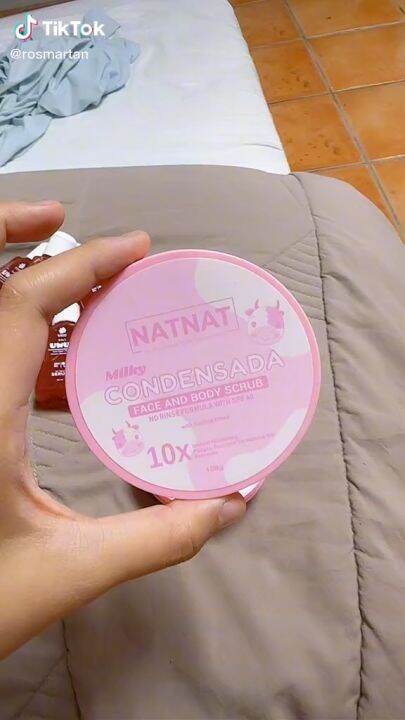 Authentic Natnat by Rosmar Milky Condensada Whipped Face & Body Scrub ...