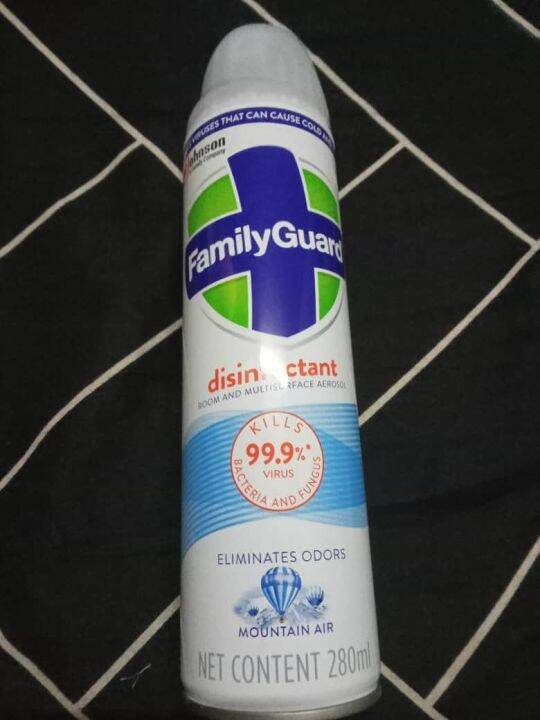 Sc Johnson Family Guard Disinfectant Spray 280ml (blue) | Lazada