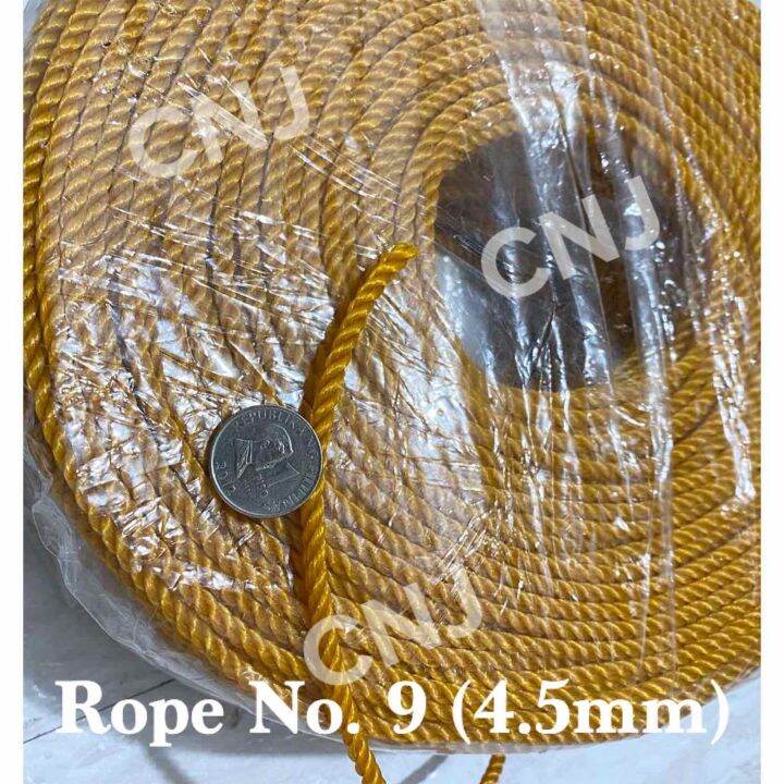 Nylon Rope #9 (PRICE PER METER LENGTH) Rope 4.5mm - More than 1Meter ...