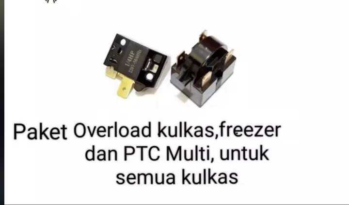 Relay Overload + Ptc kulkas,freezer,dan showcase bisa dipakai semua ...